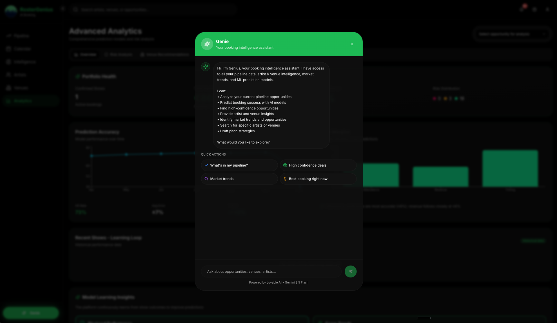 RosterGenius - AI-Powered Live Music Booking Platform